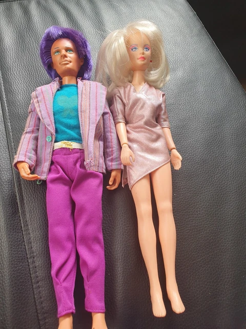 VINTAGE JEM DOLLS 1980's rare male doll Rio £9.04 - PicClick UK