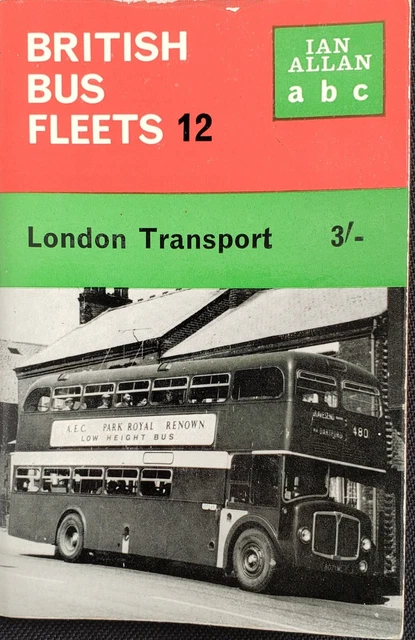 IAN ALLAN ABC British Bus Fleets - London Transport - 1963 £1.35 ...