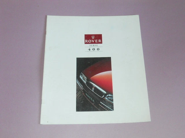 ROVER SÉRIE 400 brochure catalogue documentation édition 1994 ...
