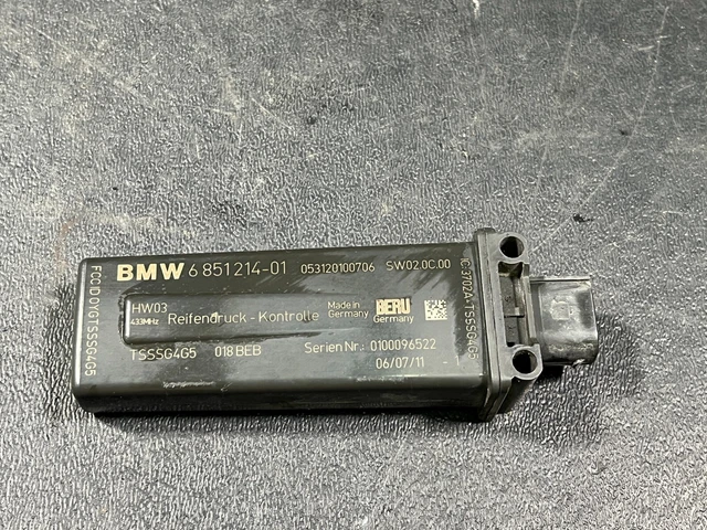 BMW F01 F06 F10 F25 Tpms Rdc Tire Pressure Monitor Sensor Control Unit ...