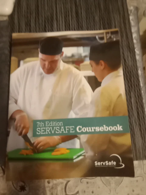 SERVSAFE COURSEBOOK 7TH Edition WITH ANSWER SHEET $40.00 - PicClick
