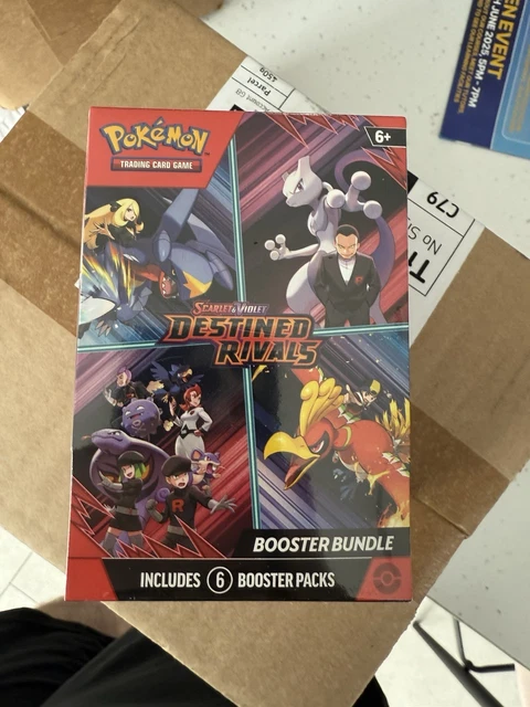 POKEMON SCARLET & Violet - Destined Rivals Booster Bundle (6 Packs ...