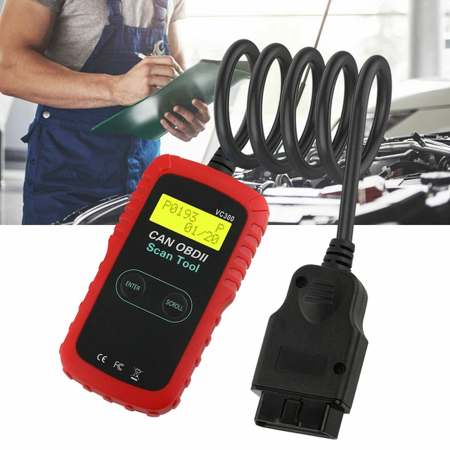 VC300 CAR CODE Reader Diagnostic Scan Tool Reset Engine Fault CAN OBD2 ...