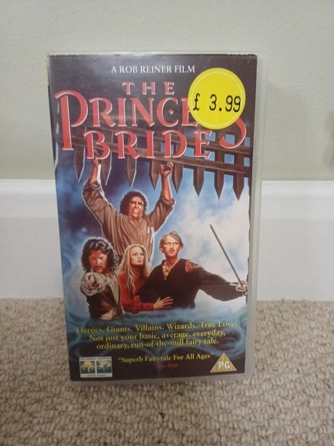 THE PRINCESS BRIDE Rare Vintage VHS Video Tape PAL 80s Fantasy Classic ...