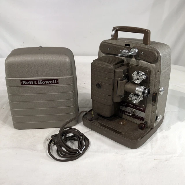 VINTAGE BELL & Howell Model 253 AX 500 Watt 8mm Movie Film Projector ...