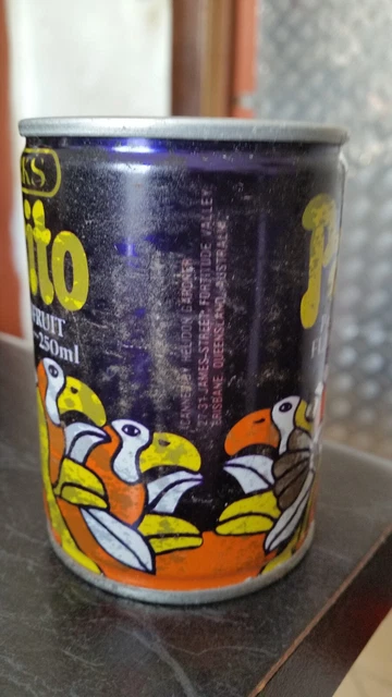 RARE VINTAGE KIRKS pasito soft drink tin can EUR 90,94 - PicClick FR