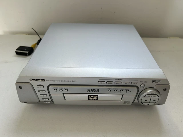 TECHNICS SL-DV170 DVD/VCD/CD 5 DVD Changer HIFI Separate £49.99 - PicClick UK