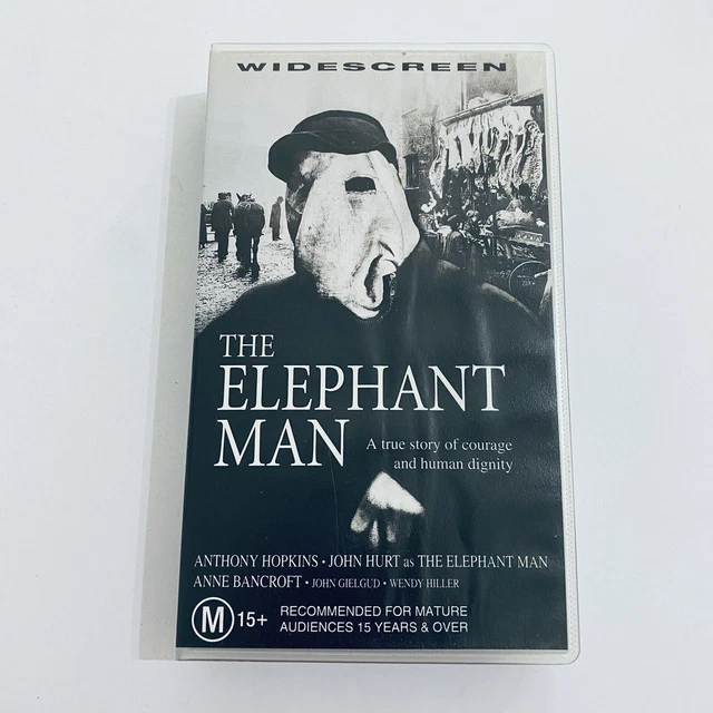 THE ELEPHANT MAN (VHS, 1980) Widescreen Edition VHS Video David Lynch ...