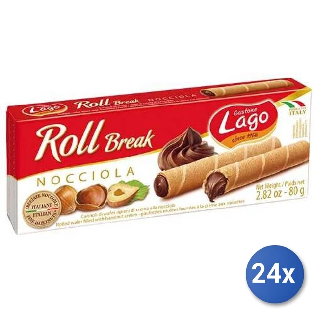 24X MULTIPACK ELLEDI Lago Roll Break Nocciola Gr 80 EUR 9,59 - PicClick IT