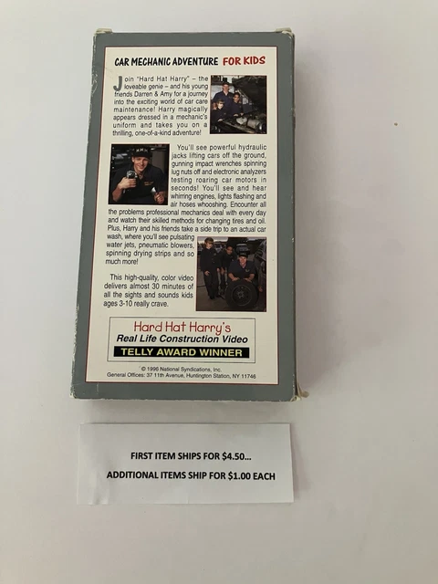 VHS TAPE Real Life Car Mechanic Adventure for Kids $6.00 Ship $4.50/$1 ...