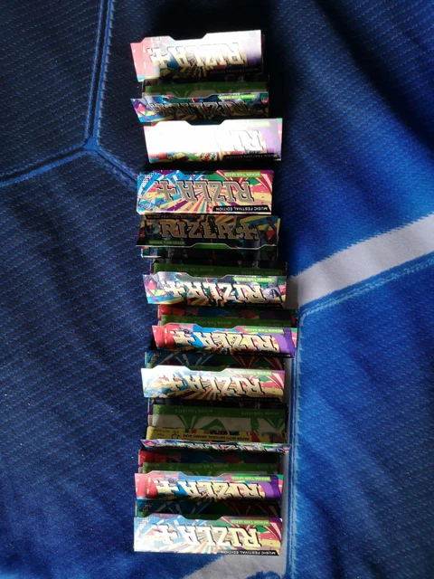 LIMITED EDITION MUSIC Festival Rizla Papers. X11 Packs. New unopened ...