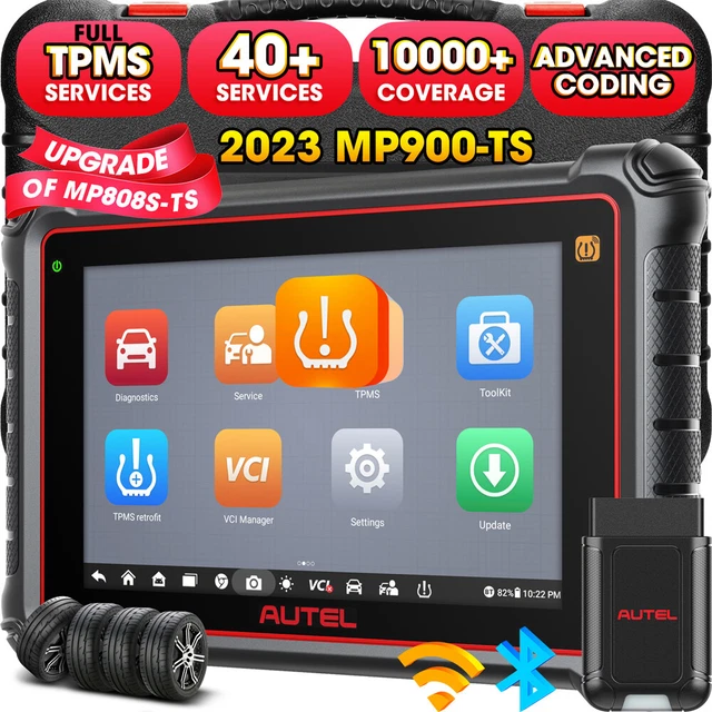 2025 AUTEL MAXIPRO MP900-TS PRO Valise Outils diagnostic Codage ECU ...