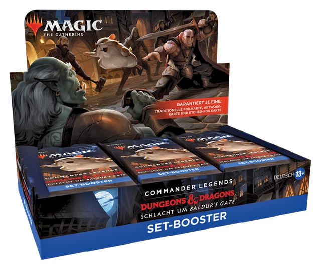 Commander Legends Battle Um Baldurs Gate Set Booster Display Tedesco