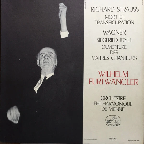 RICHARD STRAUSS RICHARD Wagner Wilhelm Furtwängler Wiener ...