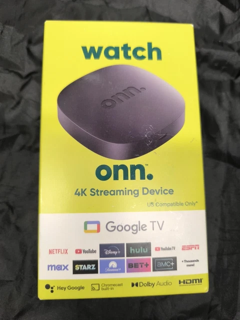 ONN GOOGLE TV 4k streaming box £51.64 - PicClick UK