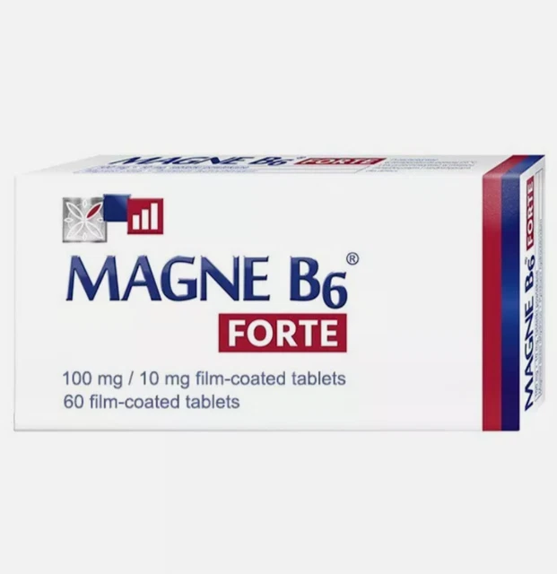 MAGNE B6 FORTE 100mg + 10mg Magnesium Deficiency 60 Tablets SANOFI £13. ...