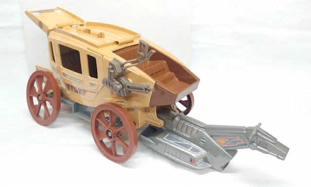 MATTEL BRAVESTARR STRATOCOACH Diligence Vehicle Clean incomplete ...