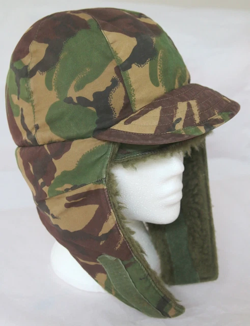 COMPTON WEBB BRITISH Army DPM Fleece Lined Cold Weather Cap - L - Under ...