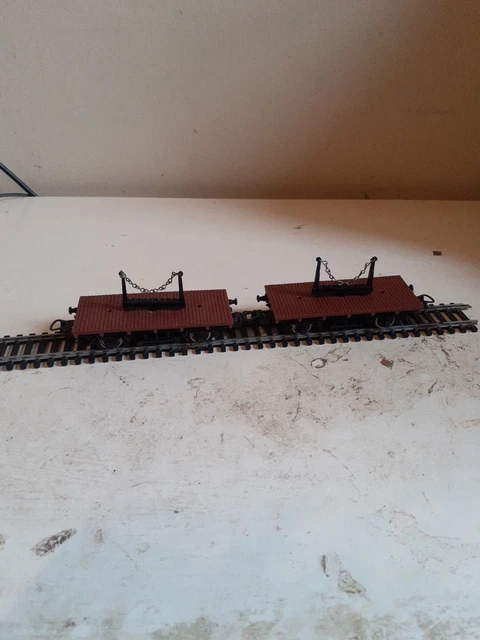 LIMA HO/00 GAUGE Continental Twin Flat Bolster Wagons £6.95 - PicClick UK