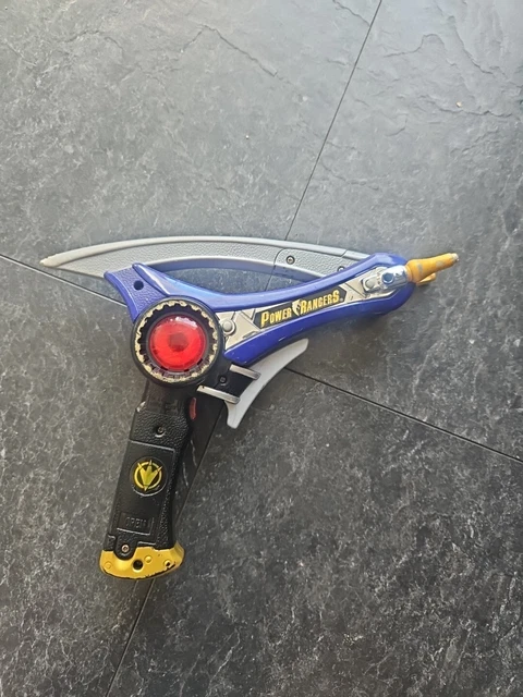 BANDAI POWER RANGERS Dino Thunder Sword Saber Gun Blaster Vintage 2003 ...