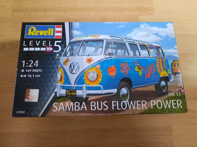 REVELL 07050 &VW T1 Samba Bus Flower Power" 1/24 EUR 24,90 - PicClick DE