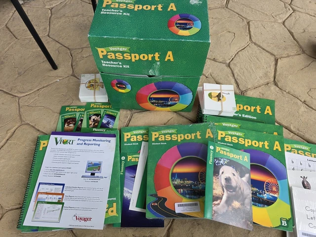 VOYAGER PASSPORT A Teacher Resource Kit Student Reading Pack Book Set ...