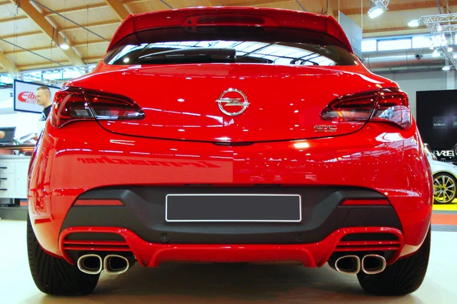 VAUXHALL ASTRA J Gtc Rear Bumper Spoiler / Skirt / Valance / Diffuser £ ...
