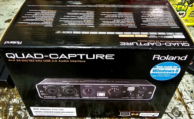 ROLAND UA55 QUAD-CAPTURE INTERFACCIA AUDIO USB 24-BIT 4 IN/4 OUT - MAC ...