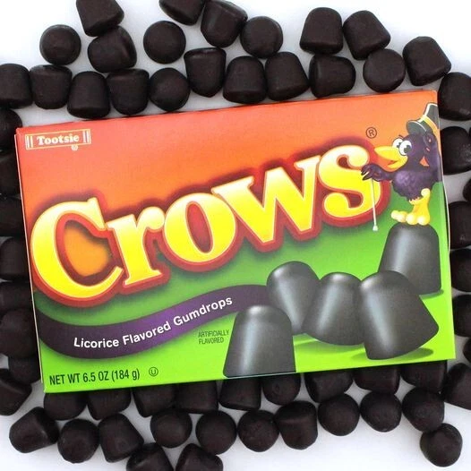 CROWS LICORICE BULK Gum drop Gummi Candy 2 Pounds Jelly Candies FREE ...