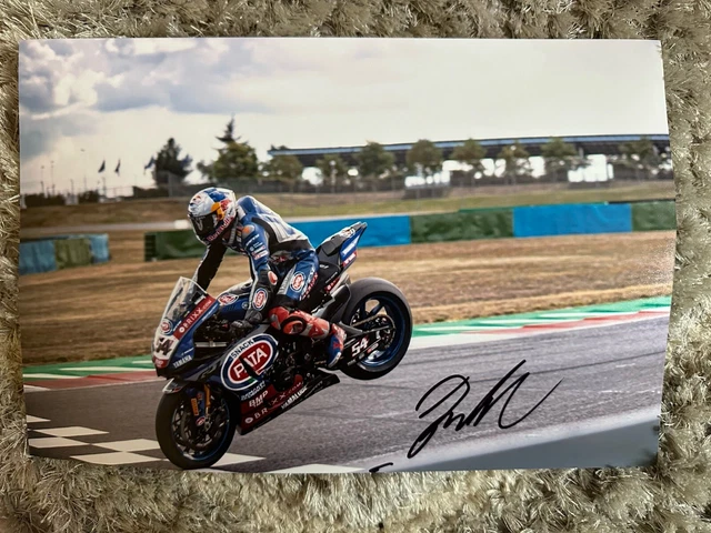 TOPRAK RAZGATLIOGLU HAND SIGNED 12x8 PHOTO PATA YAMAHA WSBK 2021 & 2024 ...
