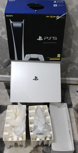 SONY PLAYSTATION 5 PS5 - DIGITAL EDITION - 825GB - BOX & INSERTS ONLY £ ...