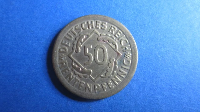 WEIMAR REPÚBLICA 50 Céntimo de Renta 1924 E J. 310 IN VF XF (10148 EUR 20,34 - PicClick FR