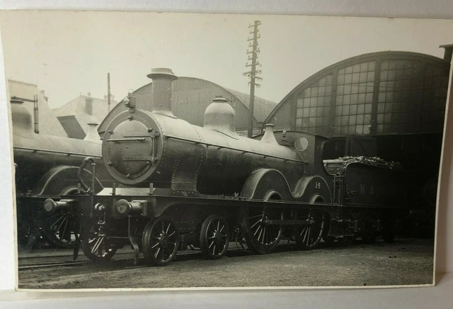MIDLAND AND GREAT Northern Joint Railway Locomotive No 14 Real photo ...