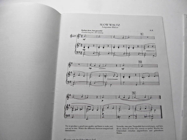 ULTRA-RARE ANCIENNE NOTES Oboe First Book De Solos Piano Janet Craxton ...