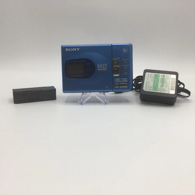 VINTAGE SONY MINIDISC MD Walkman - Blue - Grade A (MZ-R35/L) £499.99 ...