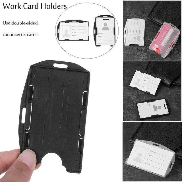 SCHOOL PROTECTOR COVER ID Card Pouch Work Card Holders Name Card Card ...