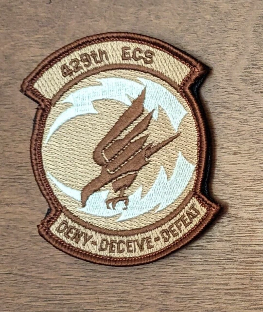429TH ELECTRONIC COMBAT SQN Deny-Deceive-Defeat ECS EF-111 RAVEN Green ...