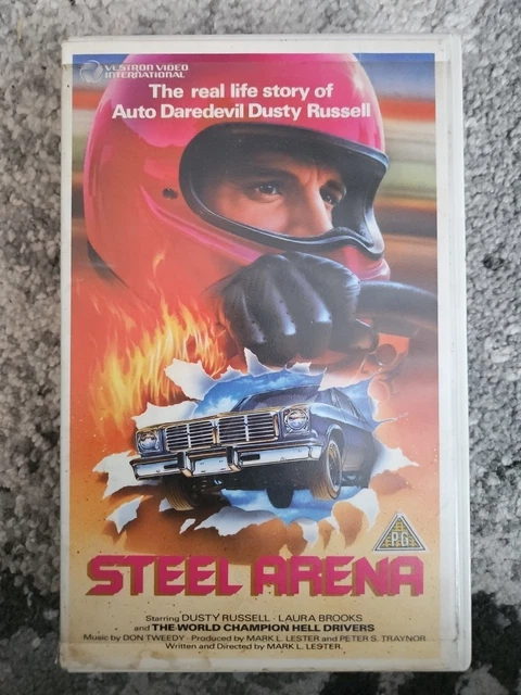 STEEL ARENA (1973) VHS Pre-Cert Ex-Rental Big Box RARE PLEASE READ ...