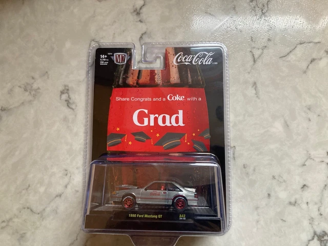 M2 COCA COLA Grad 1990 Mustang Raw Super Chase rare 1 sur 250 Walmart ...