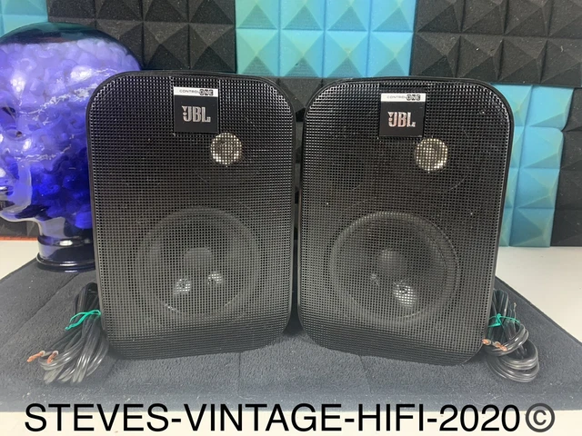 JBL CONTROL ONE Bookshelf monitor Speakers - 100W Black NEAR MINT L@@K ...