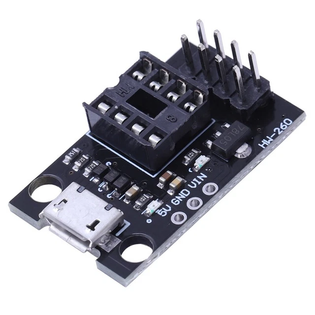 2X2X(DEVELOPMENT PROGRAMMER BOARD for ATtiny13A/ATtiny25/ATtiny45 ...