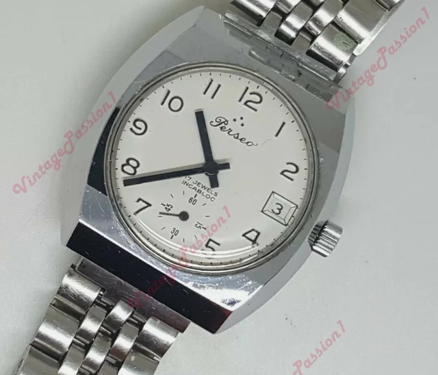 RARO OROLOGIO PERSEO FS Ferrovie Dello Stato Anni 70 Vintage 35mm ...