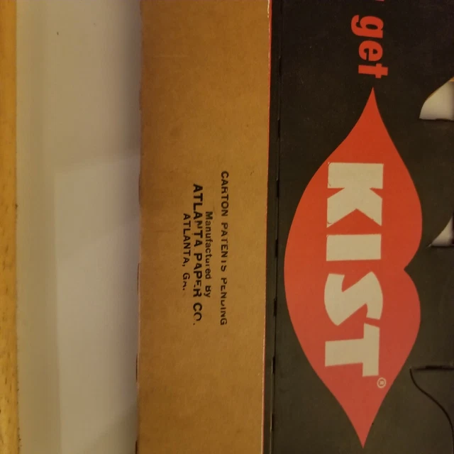 1950S KIST CARDBOARD Six Pack Soda Carrier Original Vintage did you get ...