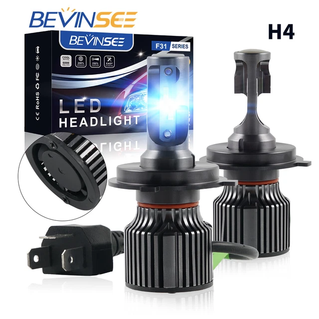 BEVINSEE 2X 9003 H4 LED Headlight Conversion Bulbs 8000K Blue Hi/Lo Beam Fog Kit EUR 19,06 ...
