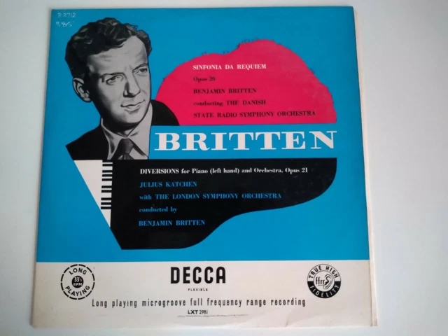 BENJAMIN BRITTEN THE Danish State Radio Symphony Orchestra London Piano ...