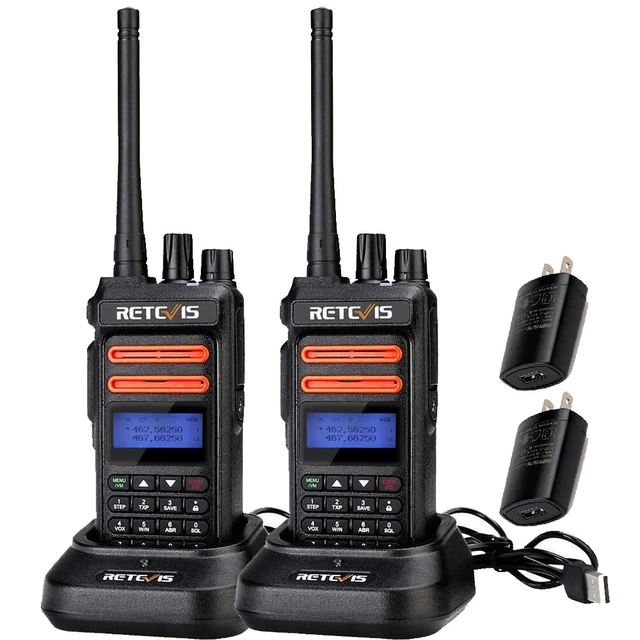 2*RETEVIS RT76P GMRS Two Way Radios 5W 30CH Walkie Talkies for Camping ...