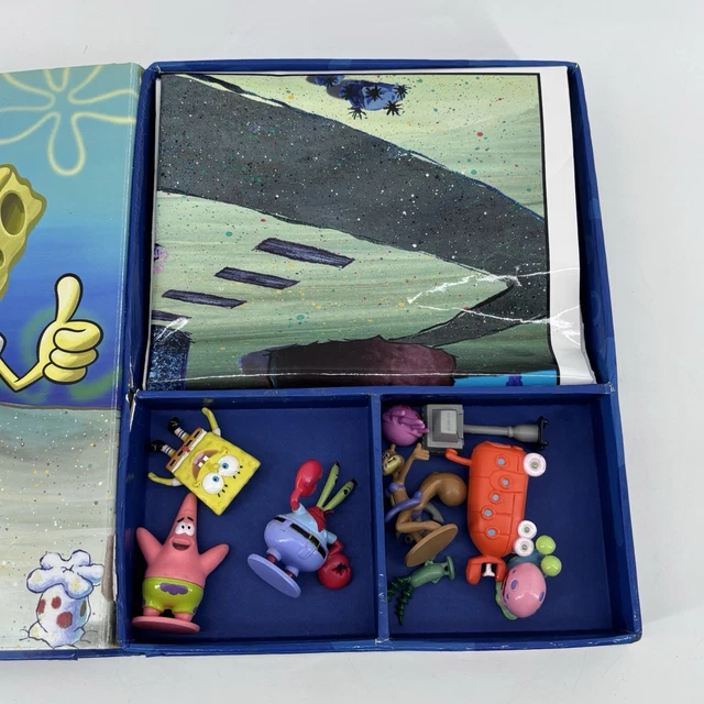 2015 SPONGEBOB SQUAREPANTS My Busy Books with 10 Figures - The Treasure ...