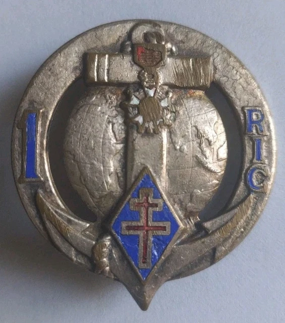 INSIGNE MILITAIRE 1° REGIMENT D'INFANTERIE COLONIALE - Drago Paris EUR 30,00 - PicClick FR