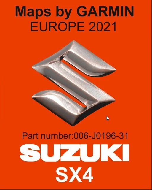 Suzuki Sd Card Sat Nav Map Swift Sx4 S Cross Grand Vitara Maps £24 98