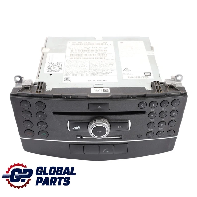 MERCEDES W204 NAVIGATION CD Player COMAND Radio Sat Nav Head Unit ...